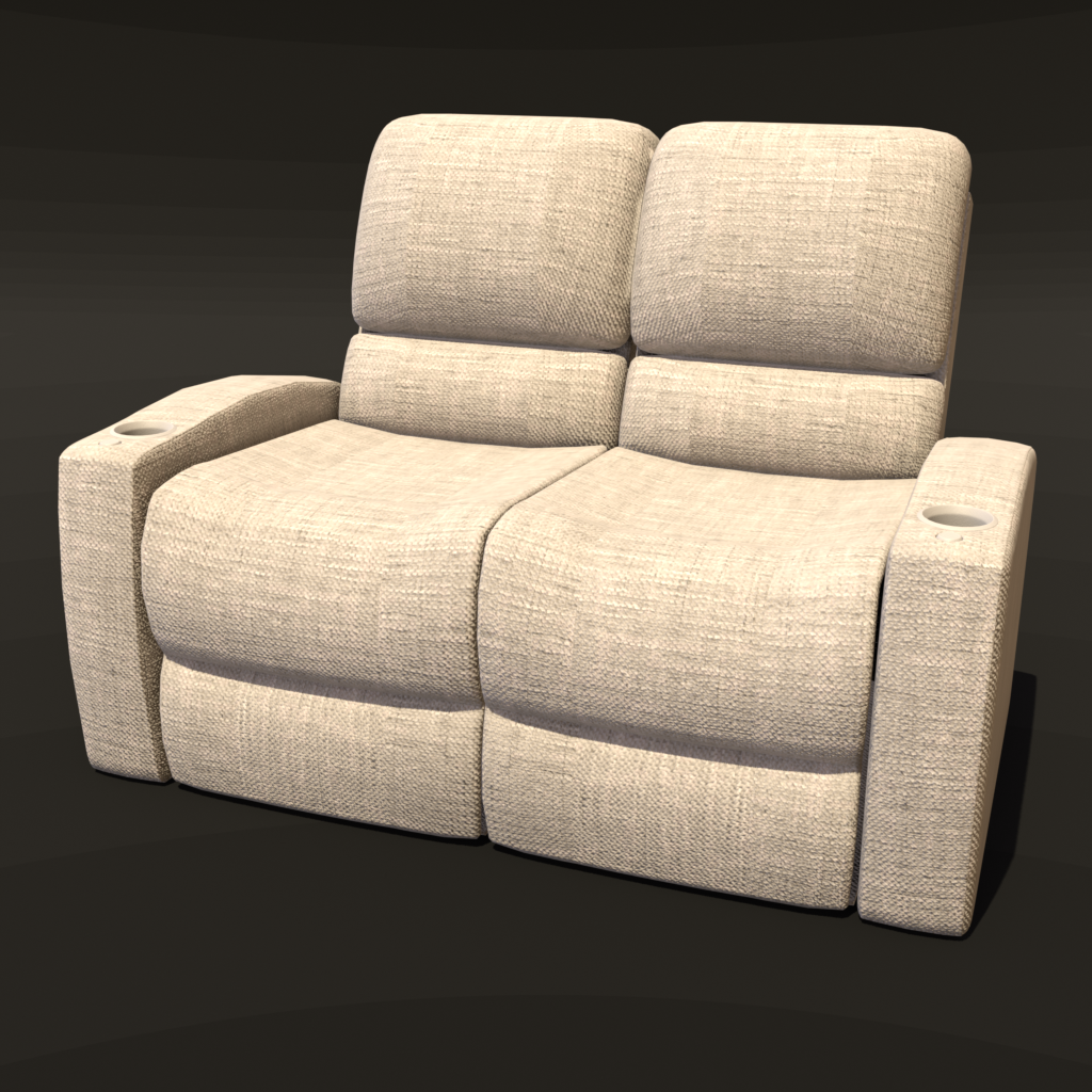 Comfortable Sofa for Cinema | Sofas models | BlenderKit