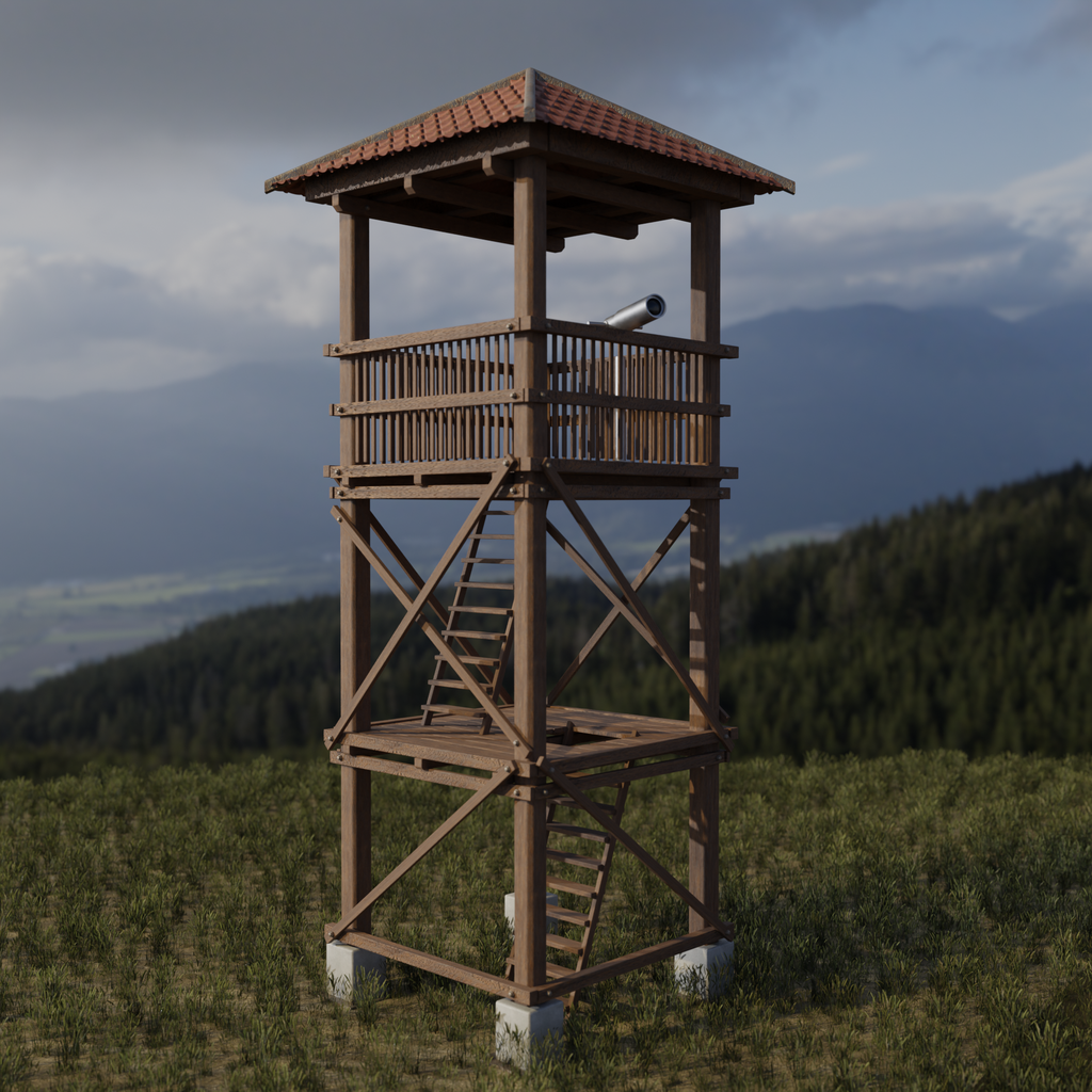 Tower | Architectural Structures models | BlenderKit
