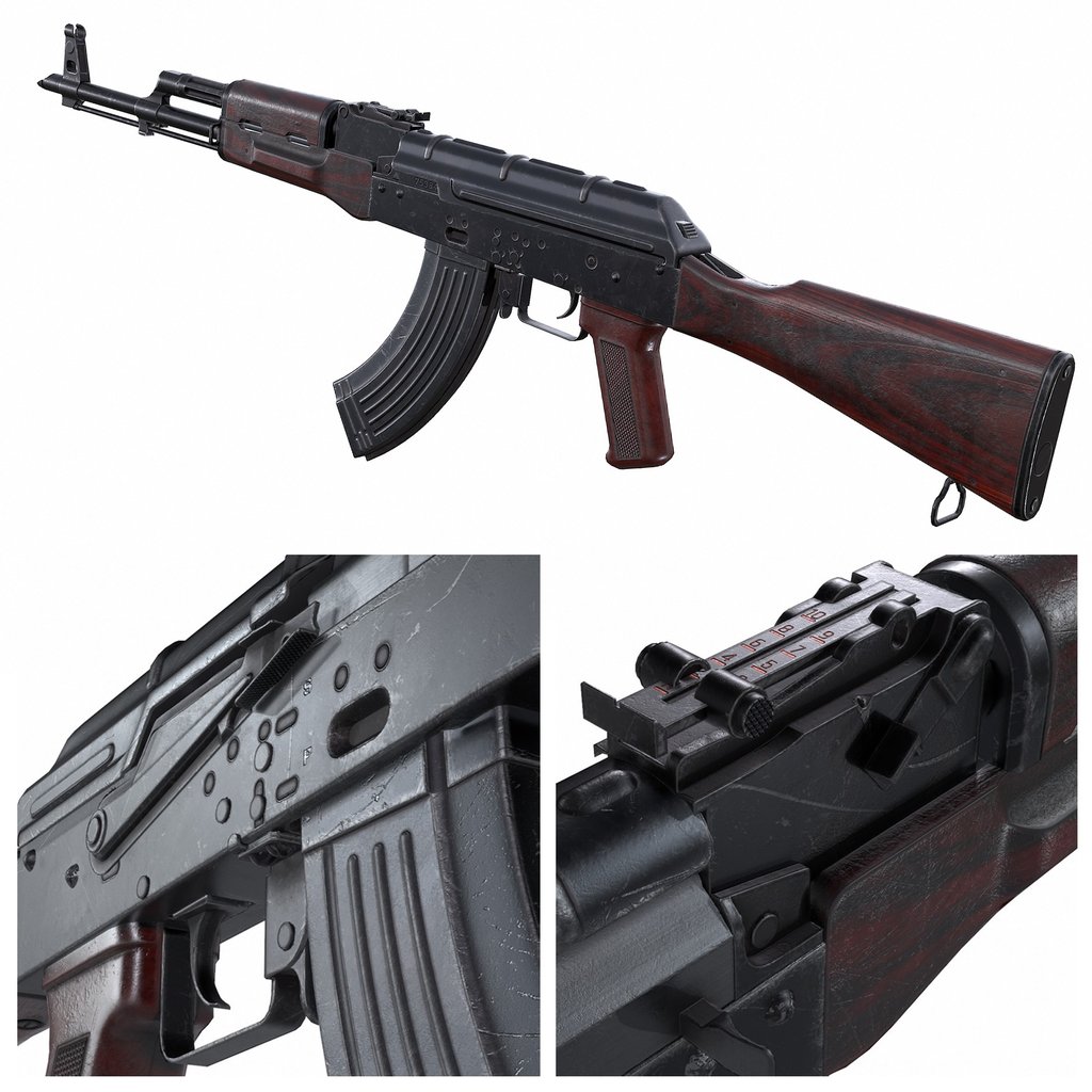 Akm | Modern Weapons models | BlenderKit