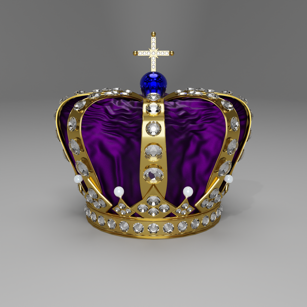 The emperor's crown | FREE Headwear models | BlenderKit