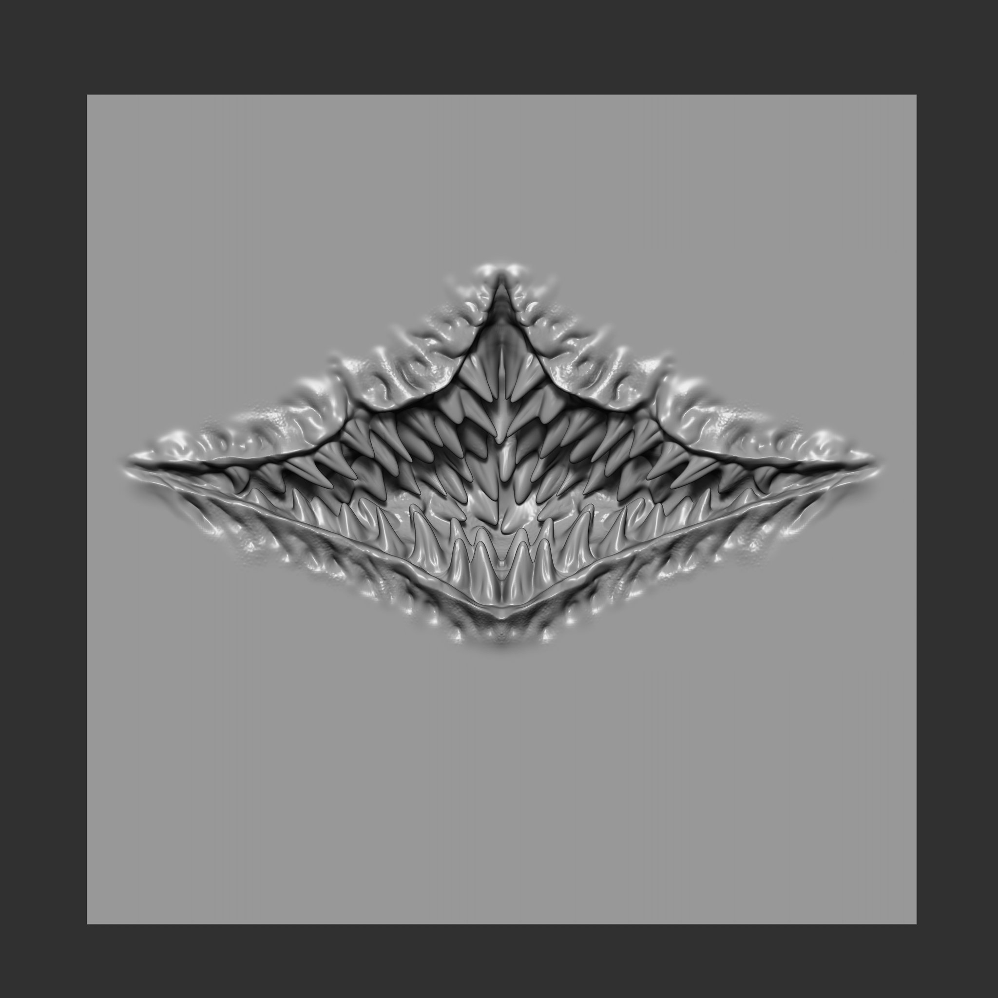 NS Demon mouth many teeth | Face / Head brushes | BlenderKit