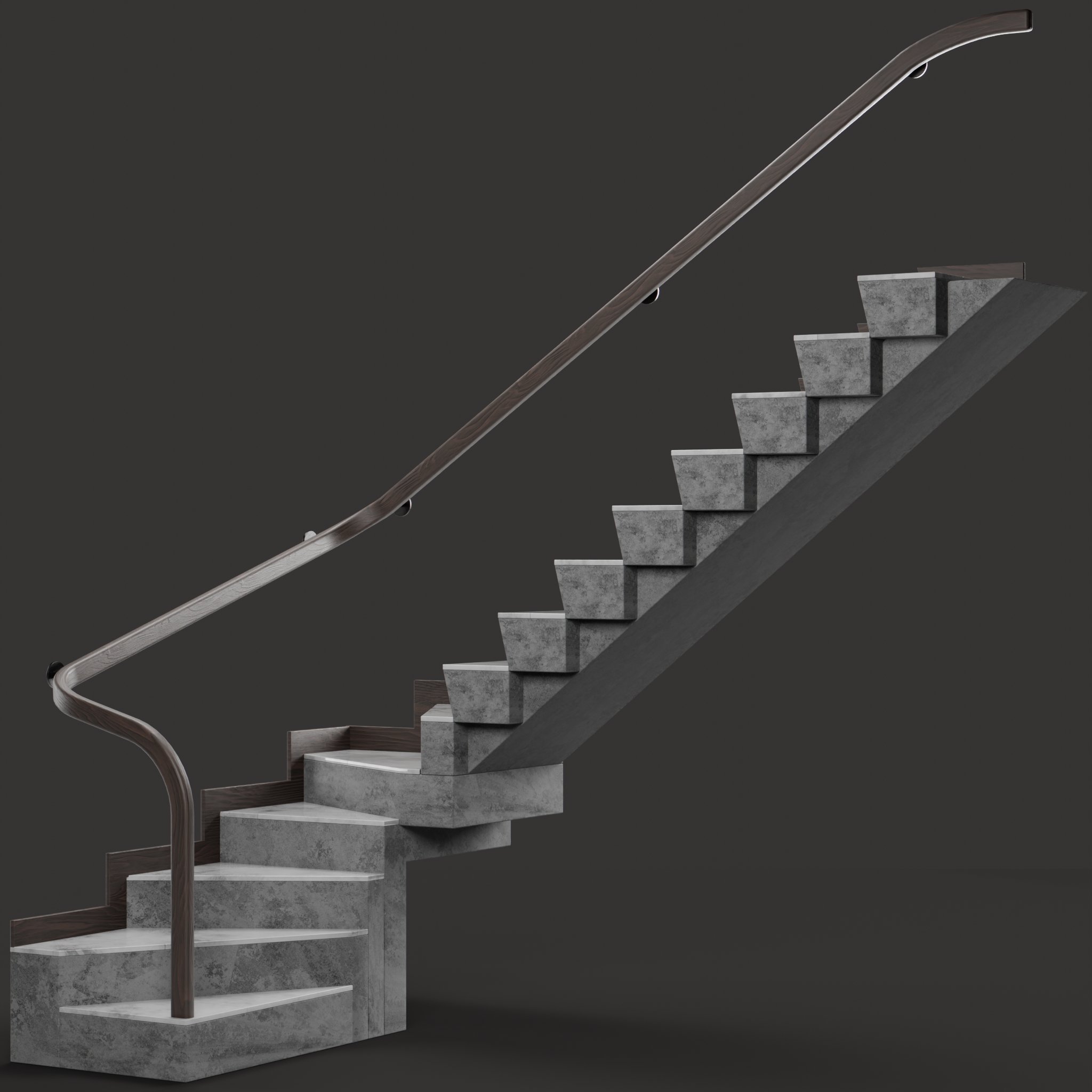 80cm Stairs | FREE Stairs models | BlenderKit