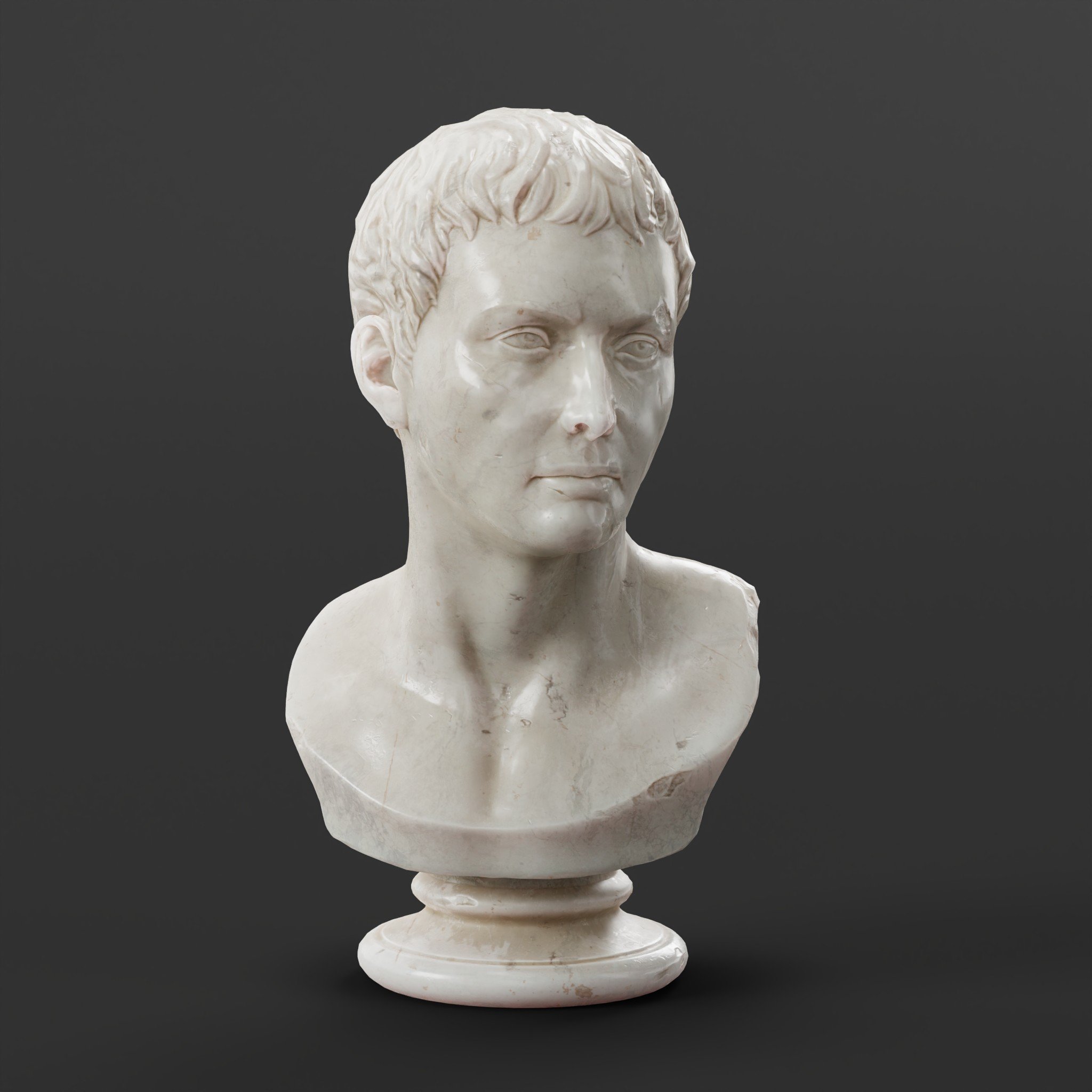 Marble Bust 01 | FREE Miscellaneous models | BlenderKit
