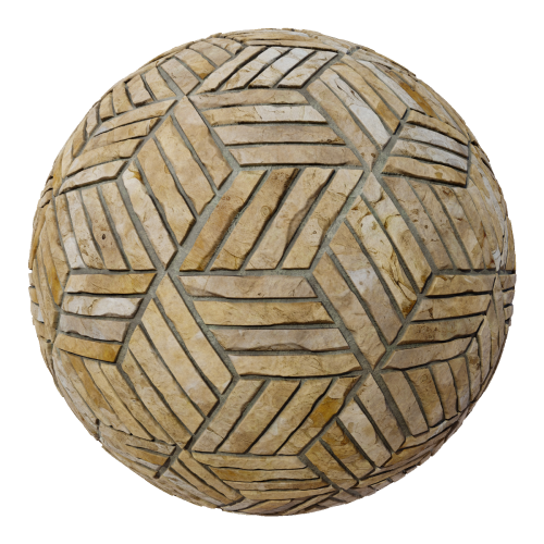 Travertine Tile Pattern | FREE paving materials | BlenderKit