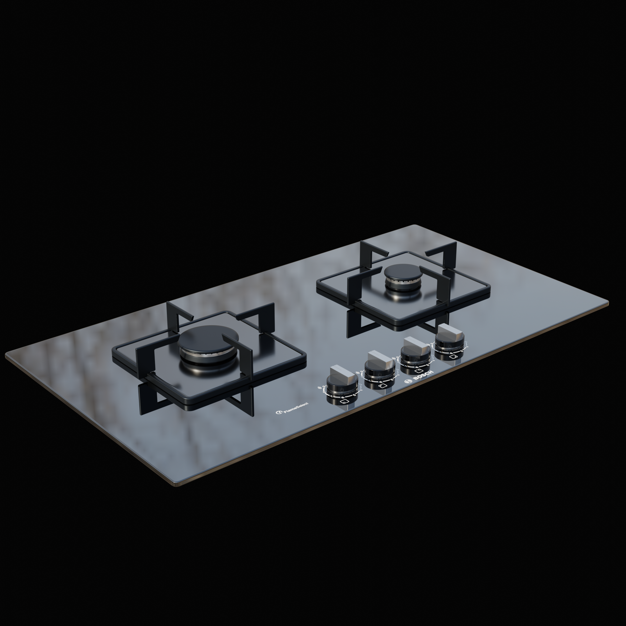 Gas stove | FREE Kitchen Appliances models | BlenderKit