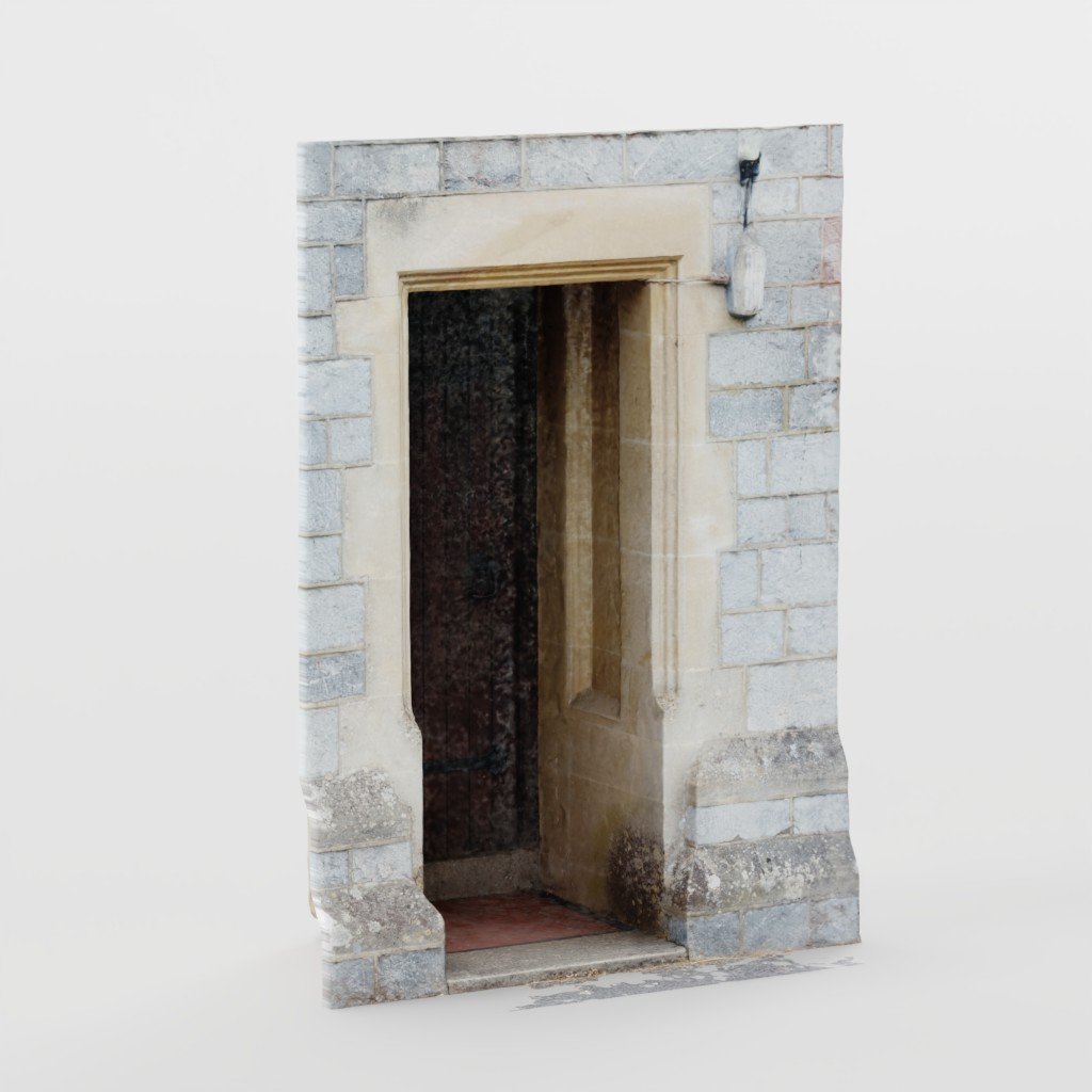 Stone Doorway Photoscan | Doors models | BlenderKit