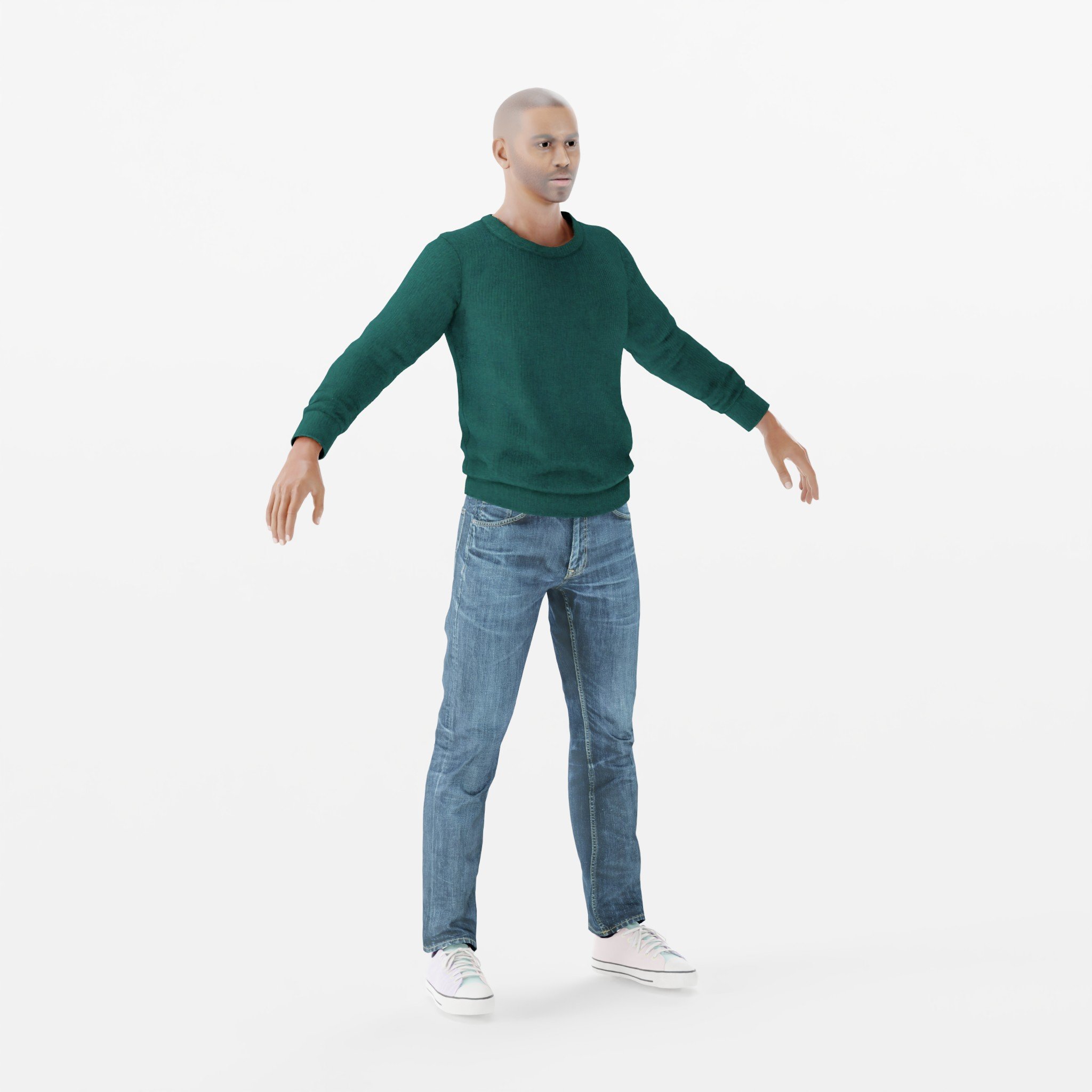 Mozo | FREE Humanoid Characters models | BlenderKit