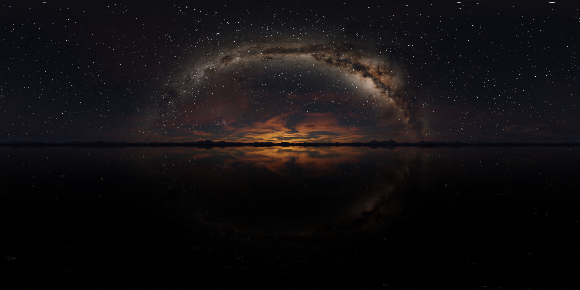 Twilight Night Scene Landscape | Nighttime Environments HDRis | BlenderKit