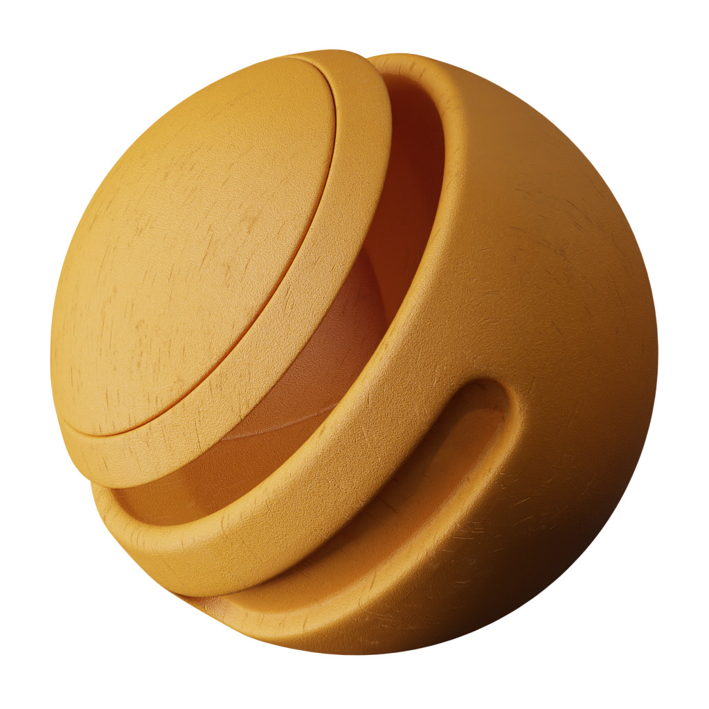 Scratched Textured Plascit (Orange) | FREE plastic materials | BlenderKit