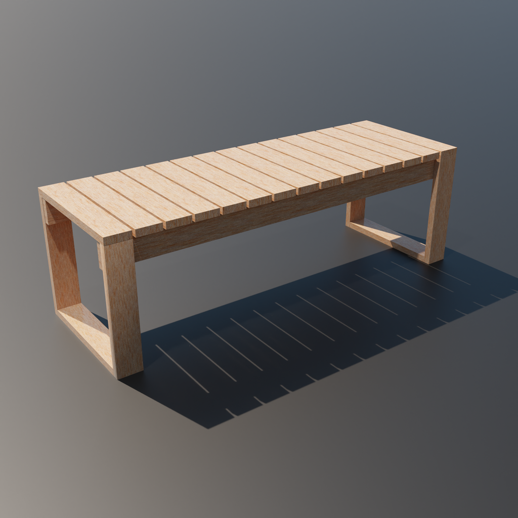Bench | FREE Benches models | BlenderKit