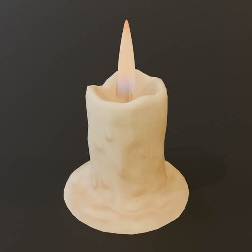 Halloween Candle Small | Holiday Decorations models | BlenderKit
