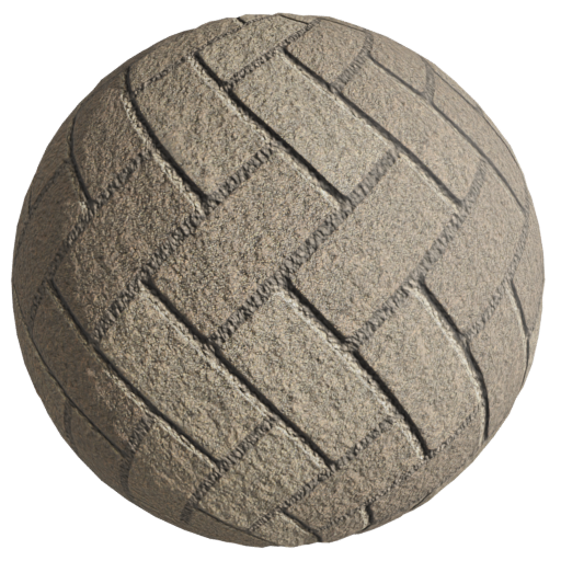 Diagonal Herringbone Brick | FREE bricks materials | BlenderKit