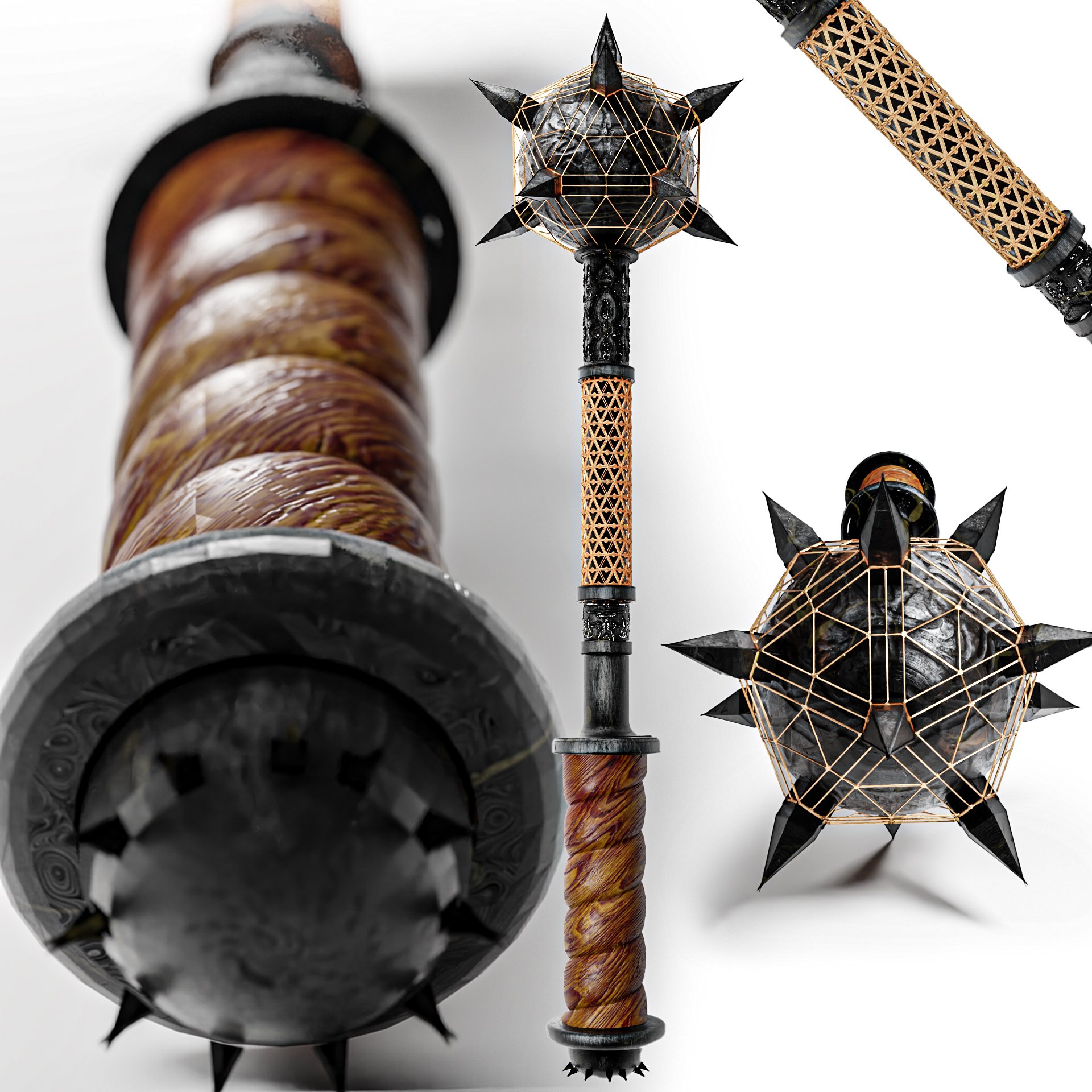 Mace | 3D Historic models | BlenderKit