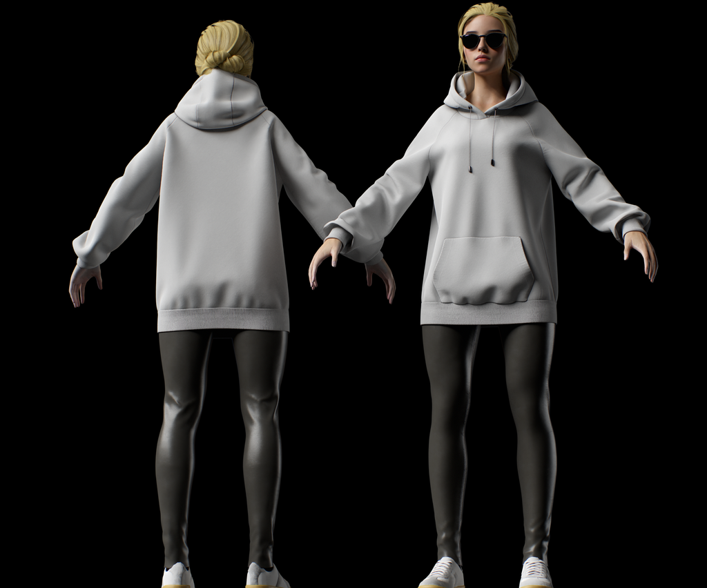 Street Girl | Women models | BlenderKit