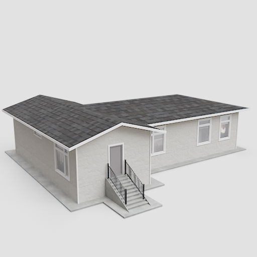 Smart Mat House 10 | Private Buildings models | BlenderKit