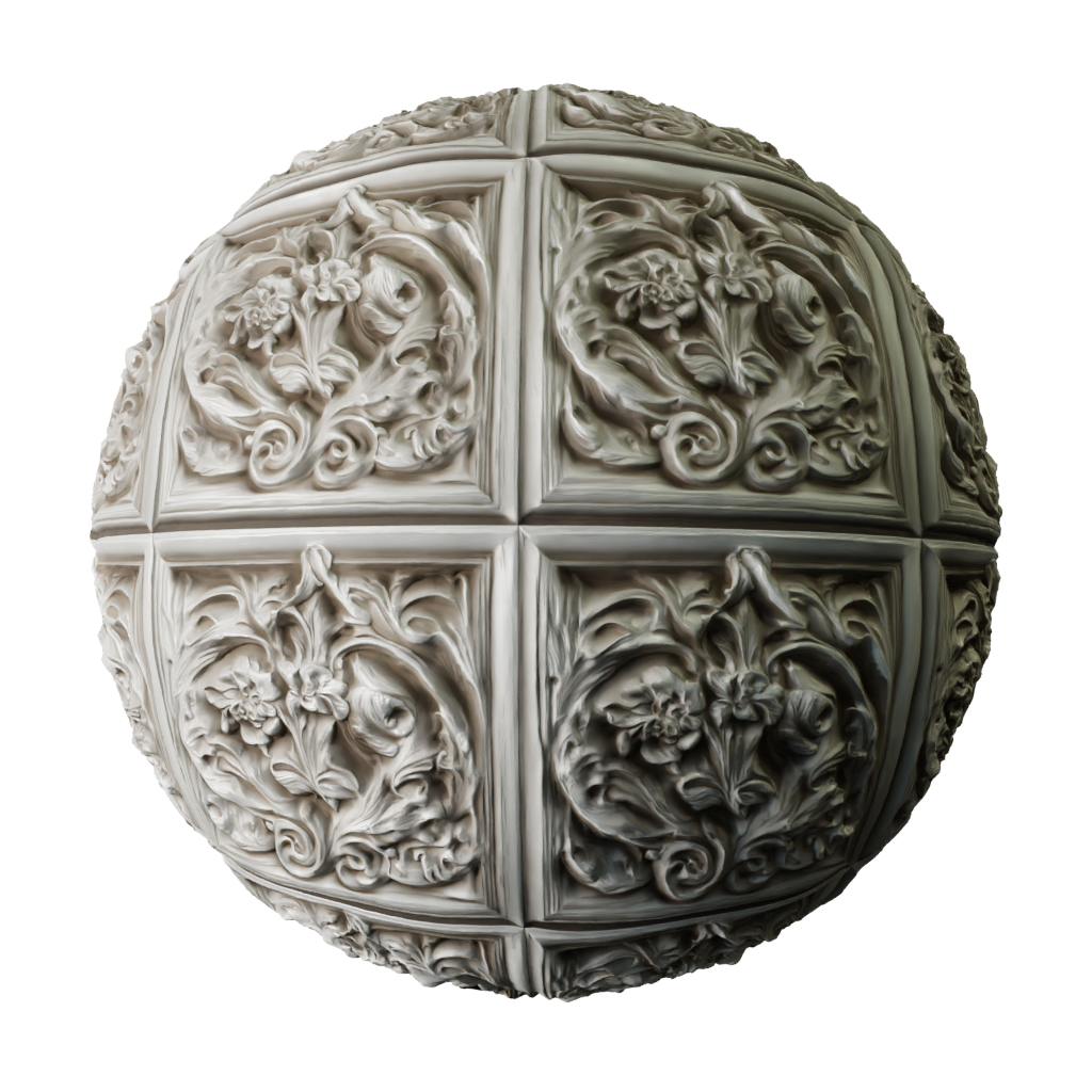 Plaster Carving | FREE plaster materials | BlenderKit