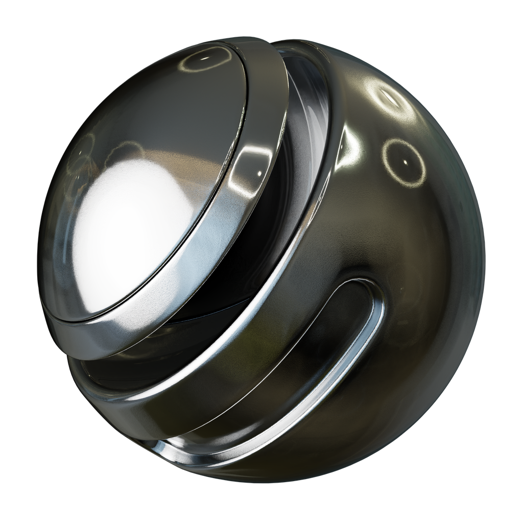 Reflactive metal with bump | FREE metal materials | BlenderKit