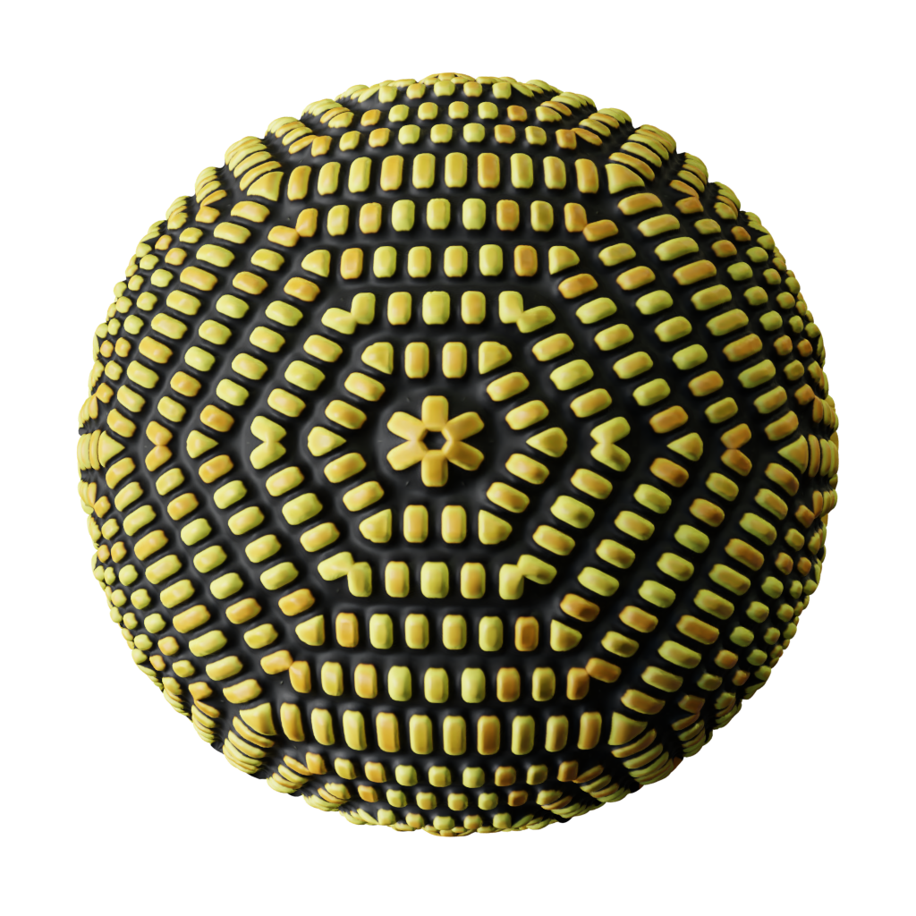 Yellow stylized | FREE ground materials | BlenderKit