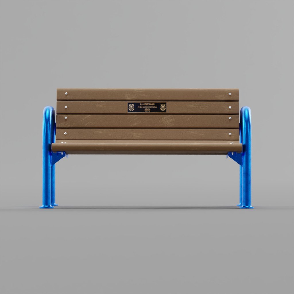 Outdoor bench | Benches models | BlenderKit