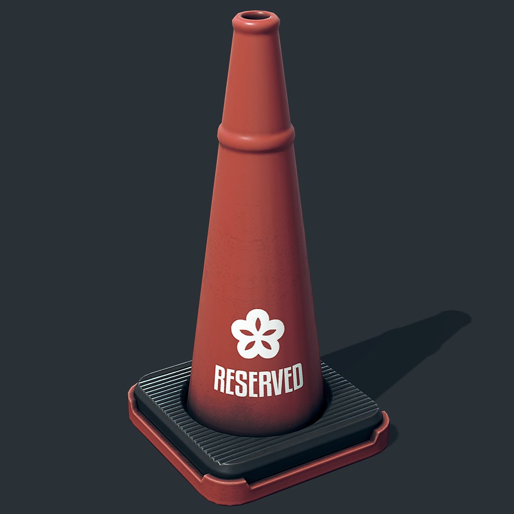 Traffic Cone | Urban Environment models | BlenderKit