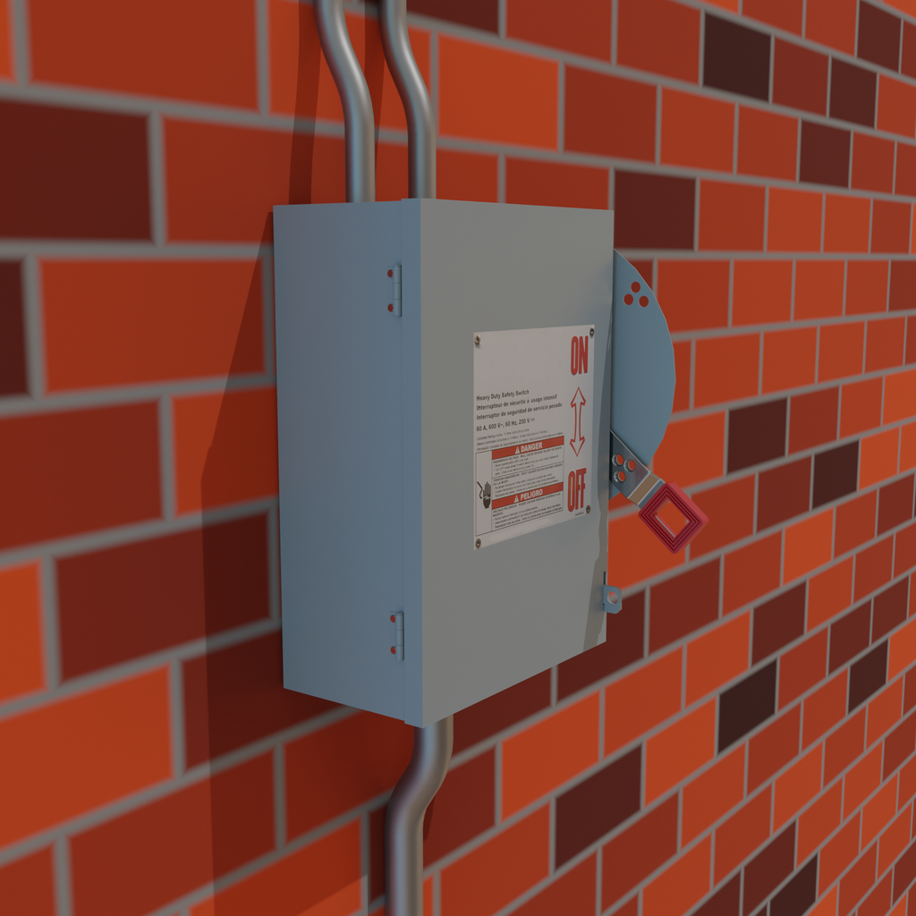 Safety switch | Industrial Equipment models | BlenderKit