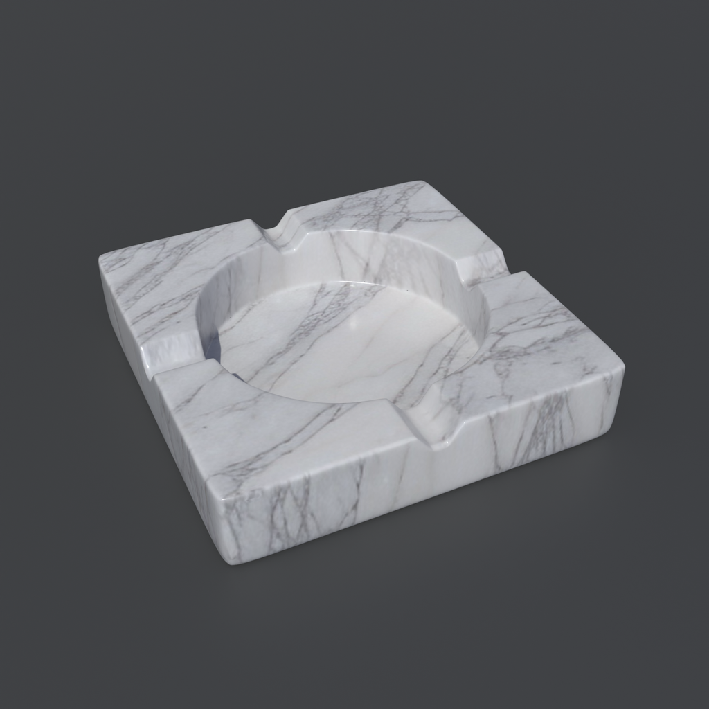 Marble Ashtray | Miscellaneous models | BlenderKit