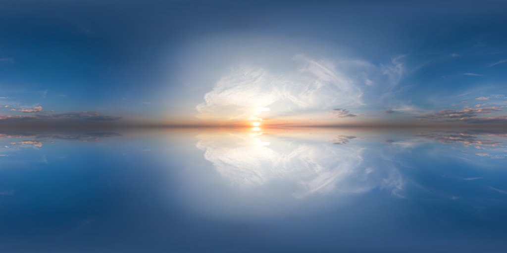 Infinite Real Sky - Cloudy Sunset | Nature HDRis | BlenderKit