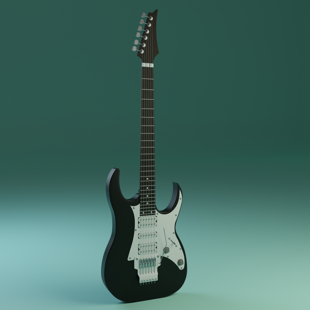 Electric Guitar | Musical Instruments models | BlenderKit