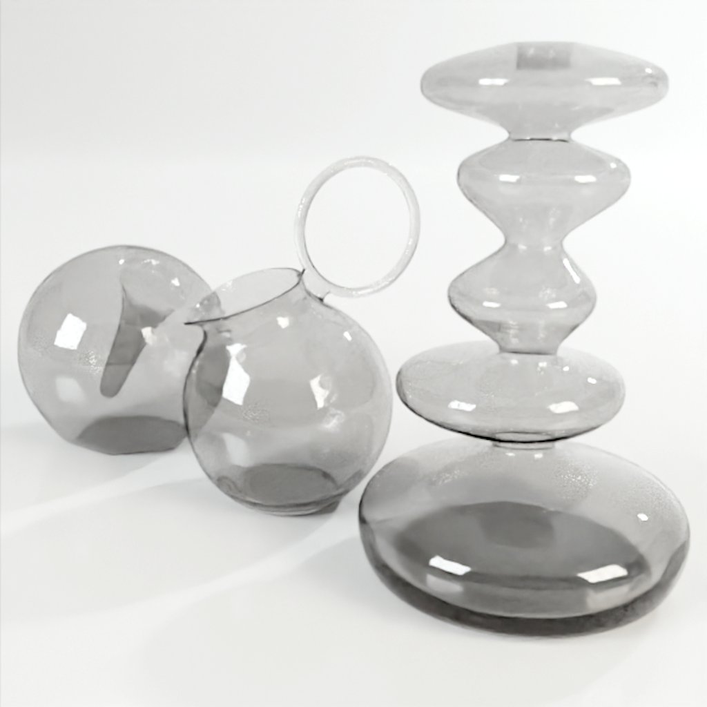 Glass Botles | FREE Vases models | BlenderKit