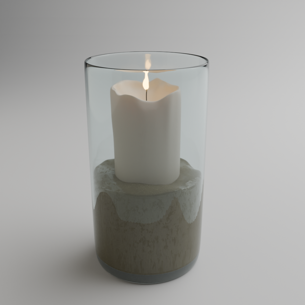 Candle Vase | FREE Vases models | BlenderKit