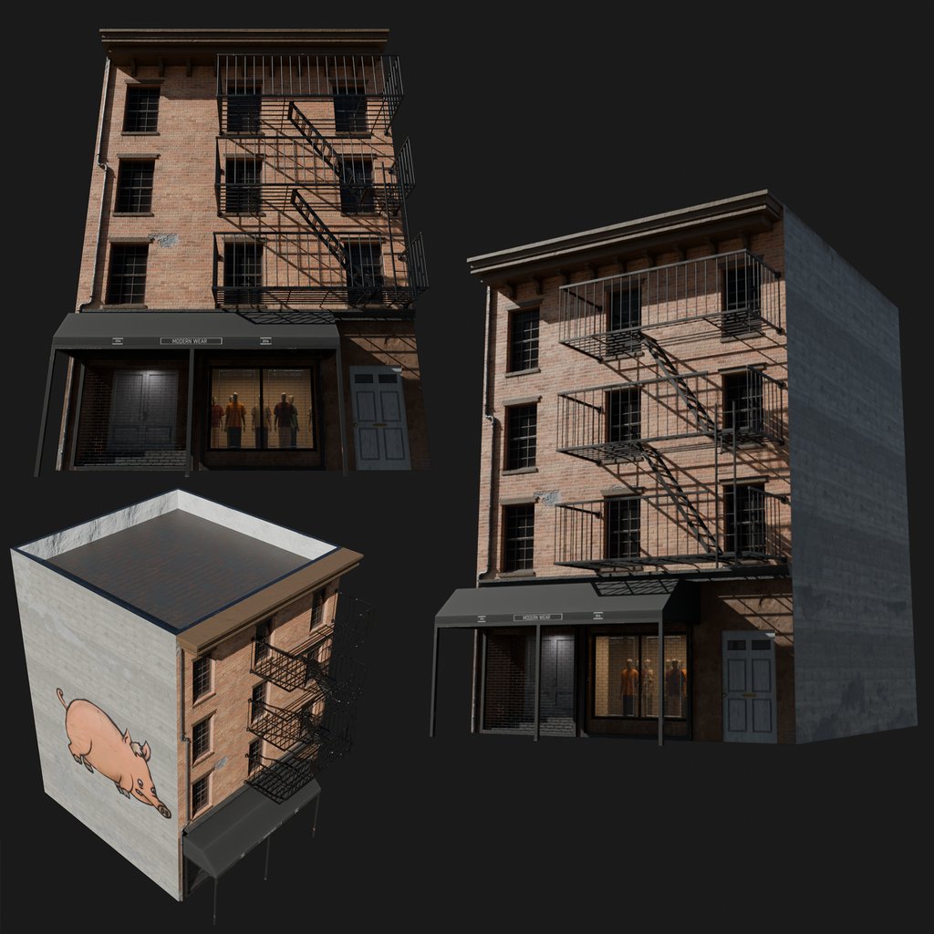 LuLu building | Private Buildings models | BlenderKit