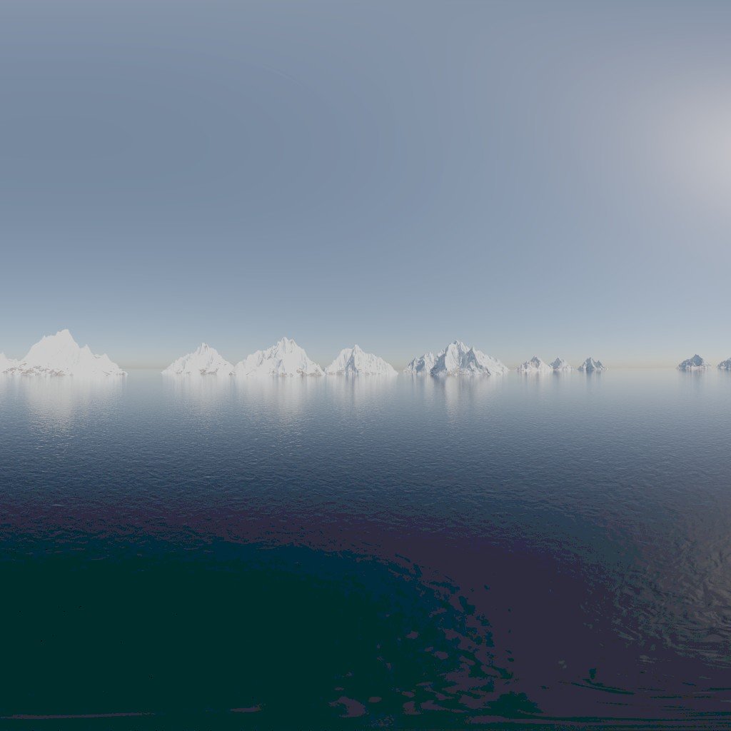Ocean Sunrise HDRI Sky 360 Environment | Water Environments HDRis ...