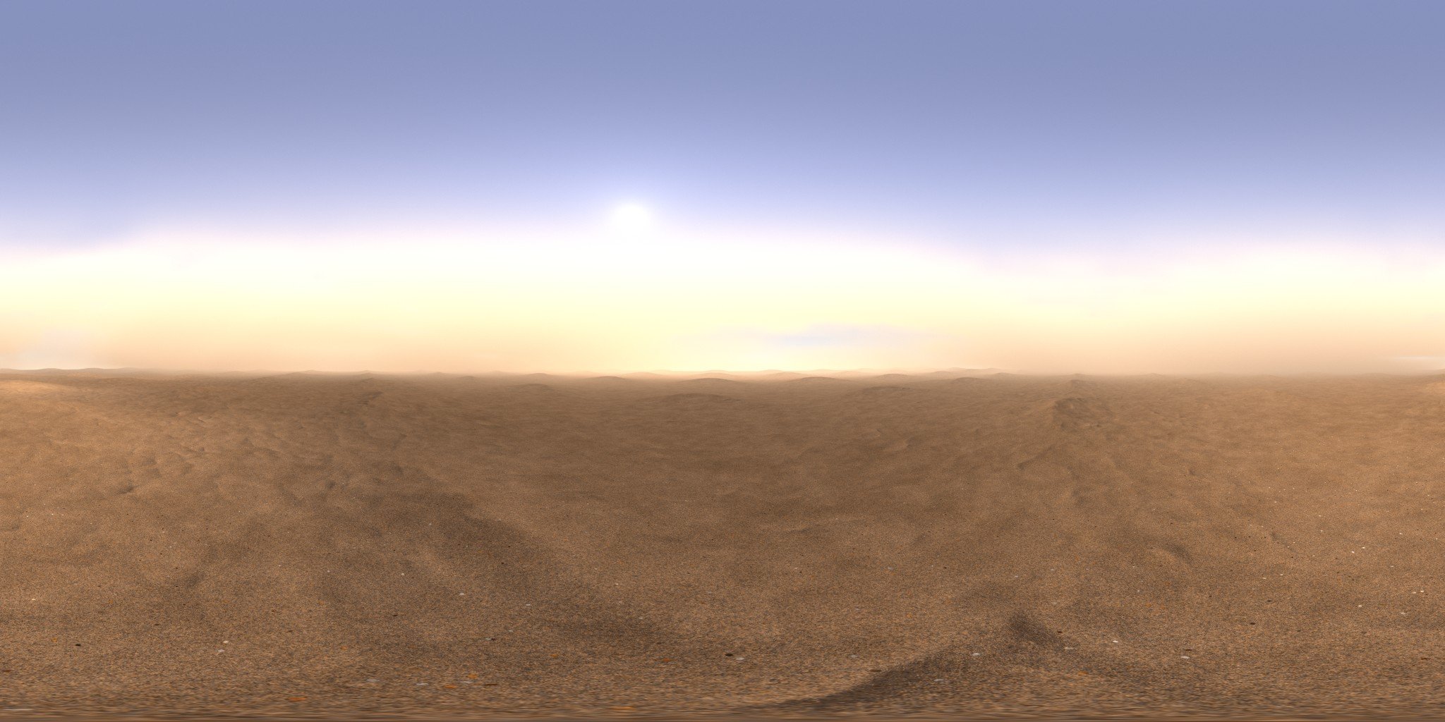 Foggy desert | FREE Landscapes HDRis | BlenderKit