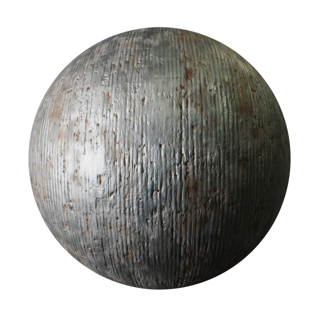 Weathered Corrugated Metal | FREE rust materials | BlenderKit