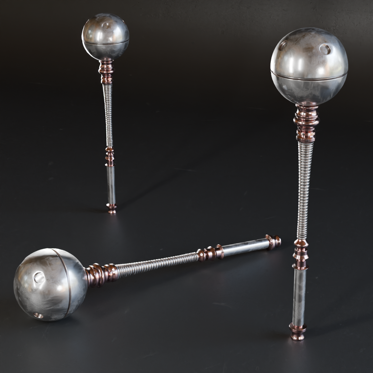 MK BaseMesh mace-30 | Historical Weapons models | BlenderKit