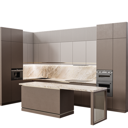 Kitchen modern | Kitchen Sets models | BlenderKit