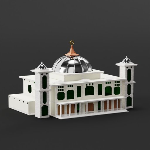 Mosque | Historic Buildings models | BlenderKit