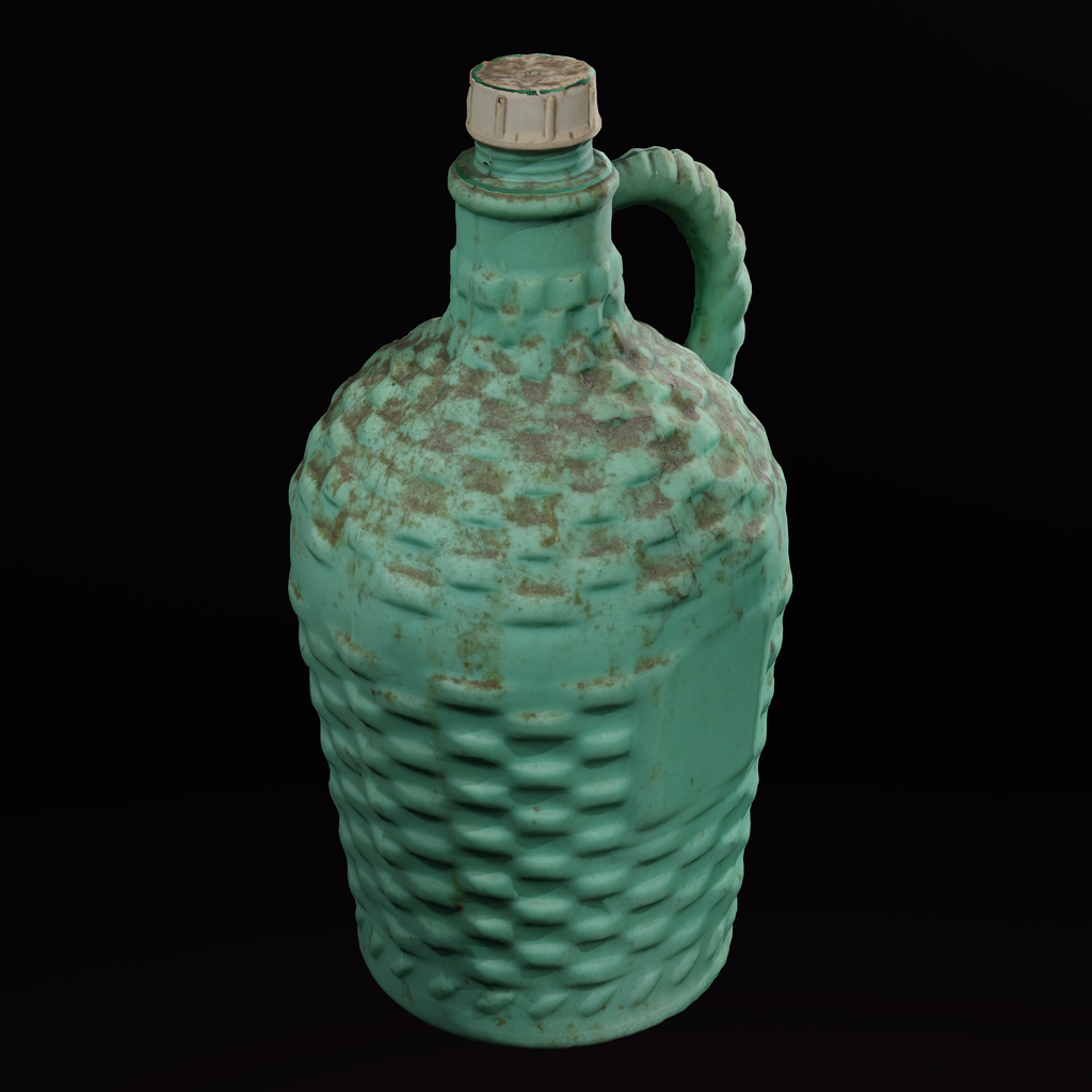 Plastic Demijohn Scan | FREE Miscellaneous models | BlenderKit