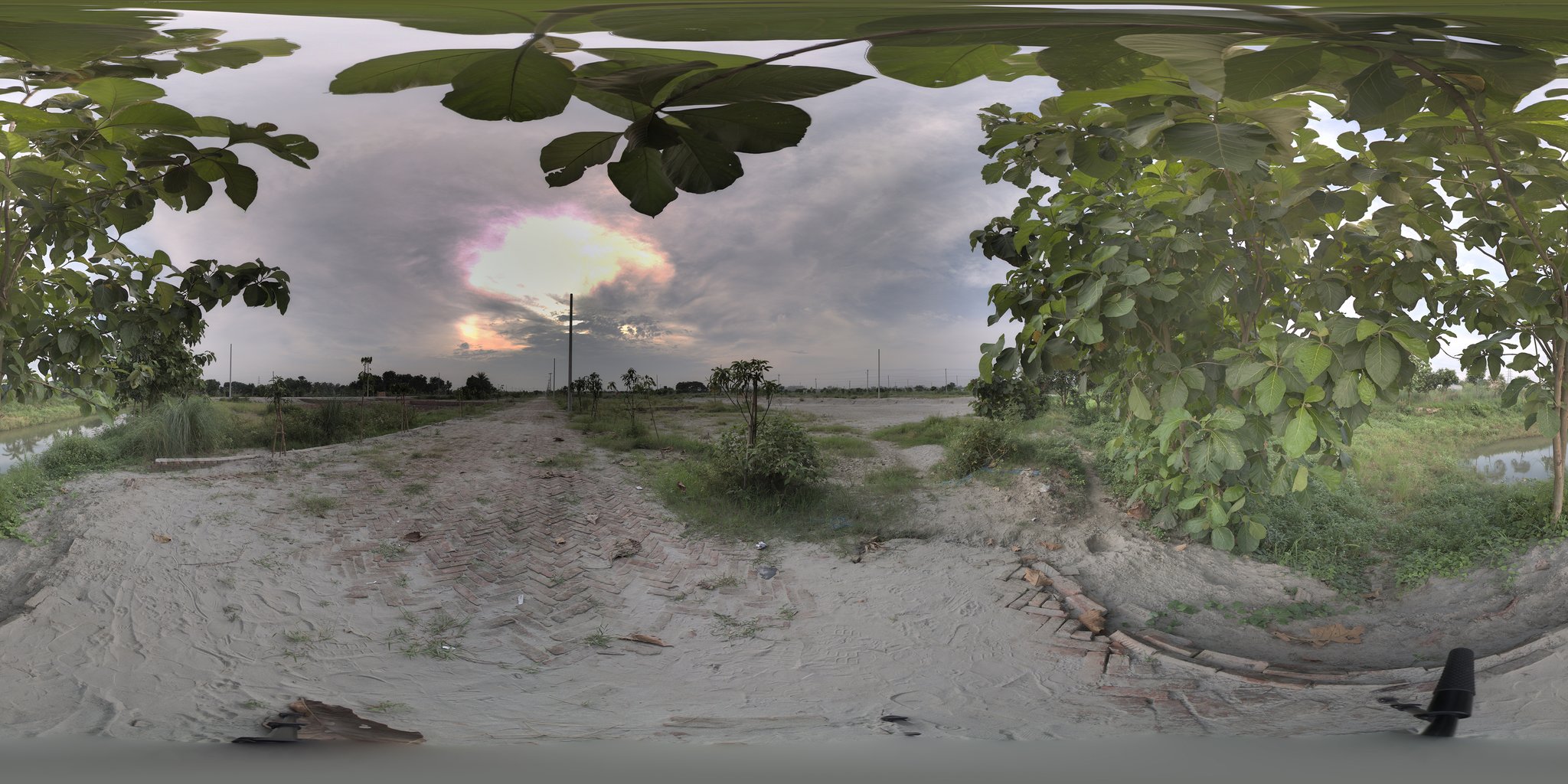 "Tropical Riverside Dusk HDRI" | FREE Nature HDRis | BlenderKit