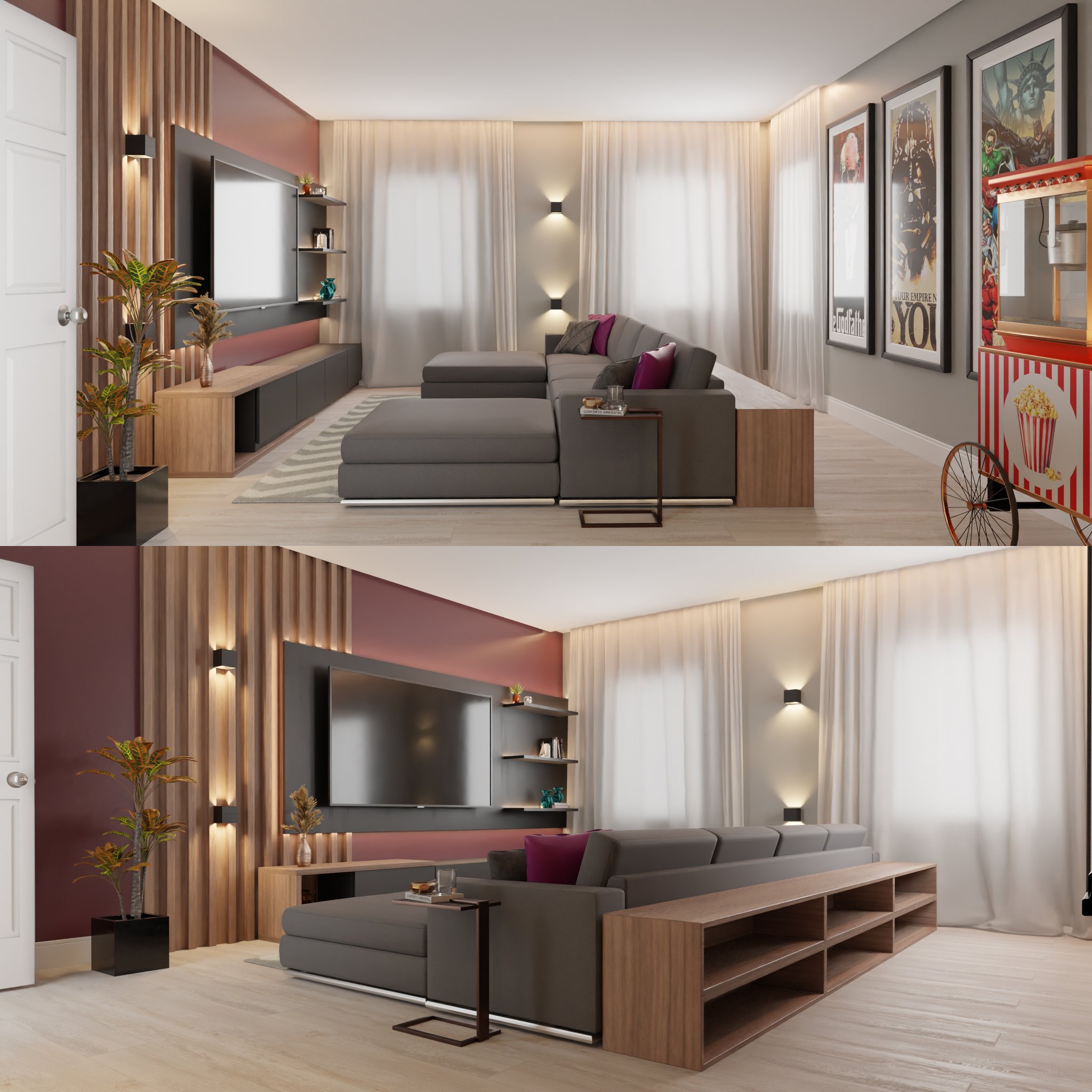 Home theater | Private scenes | BlenderKit