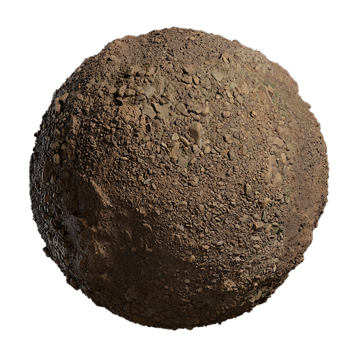Riverbed Soil Surface | FREE ground materials | BlenderKit