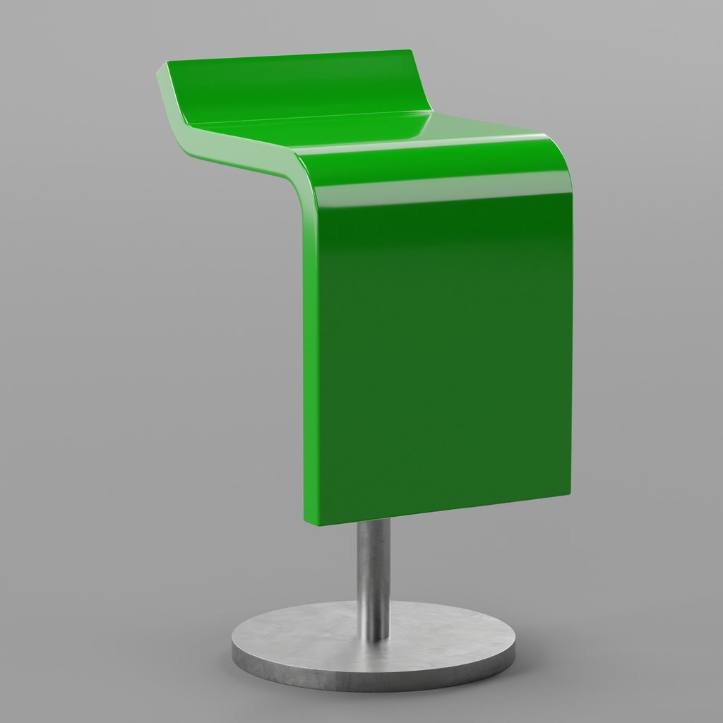 LEM Piston Stool | FREE Chairs models | BlenderKit