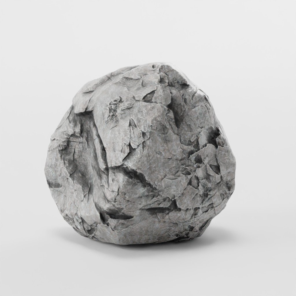 Boulder Rock 3 | Terrains models | BlenderKit