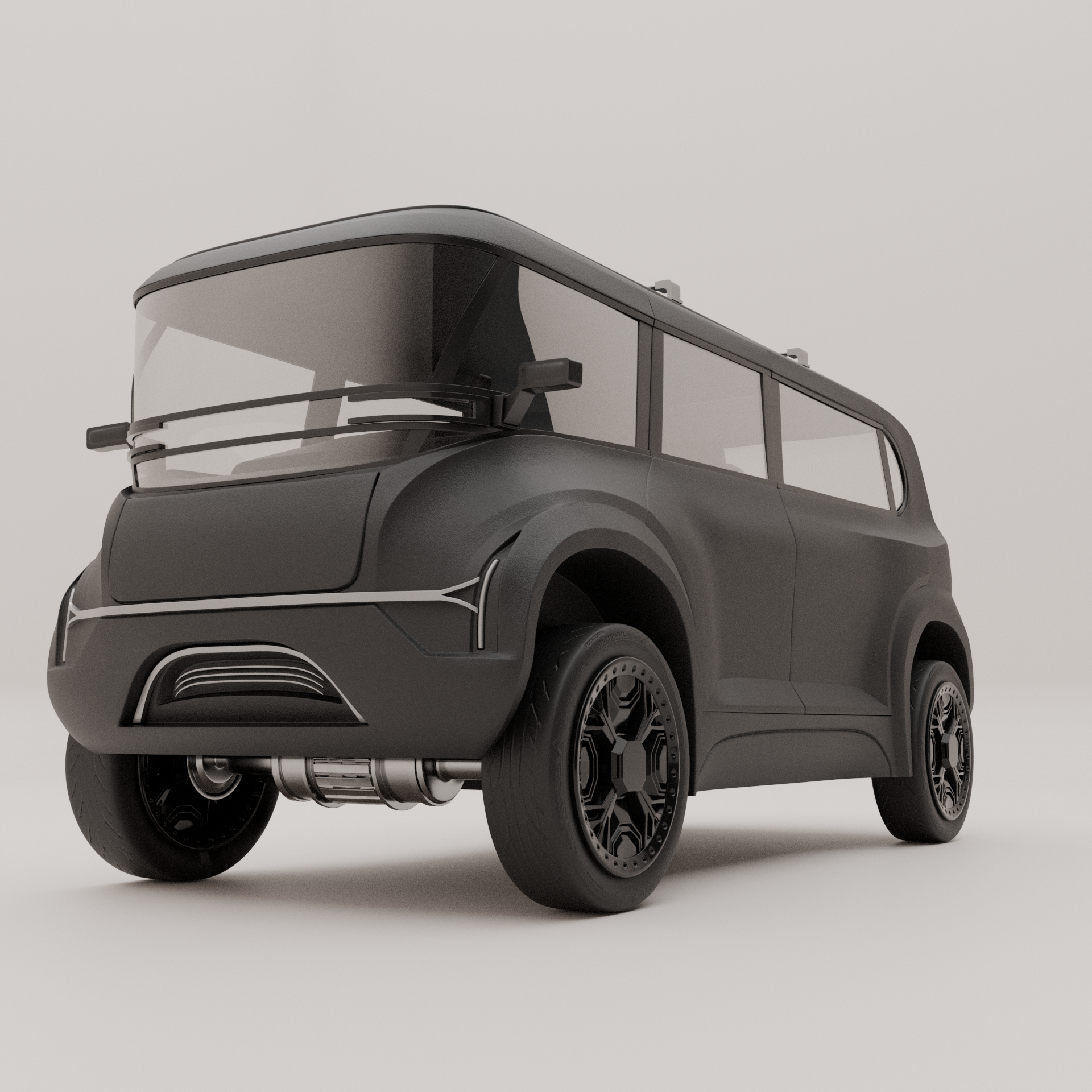 Sci-fi SUV Power Van | FREE Sci-Fi Cars models | BlenderKit