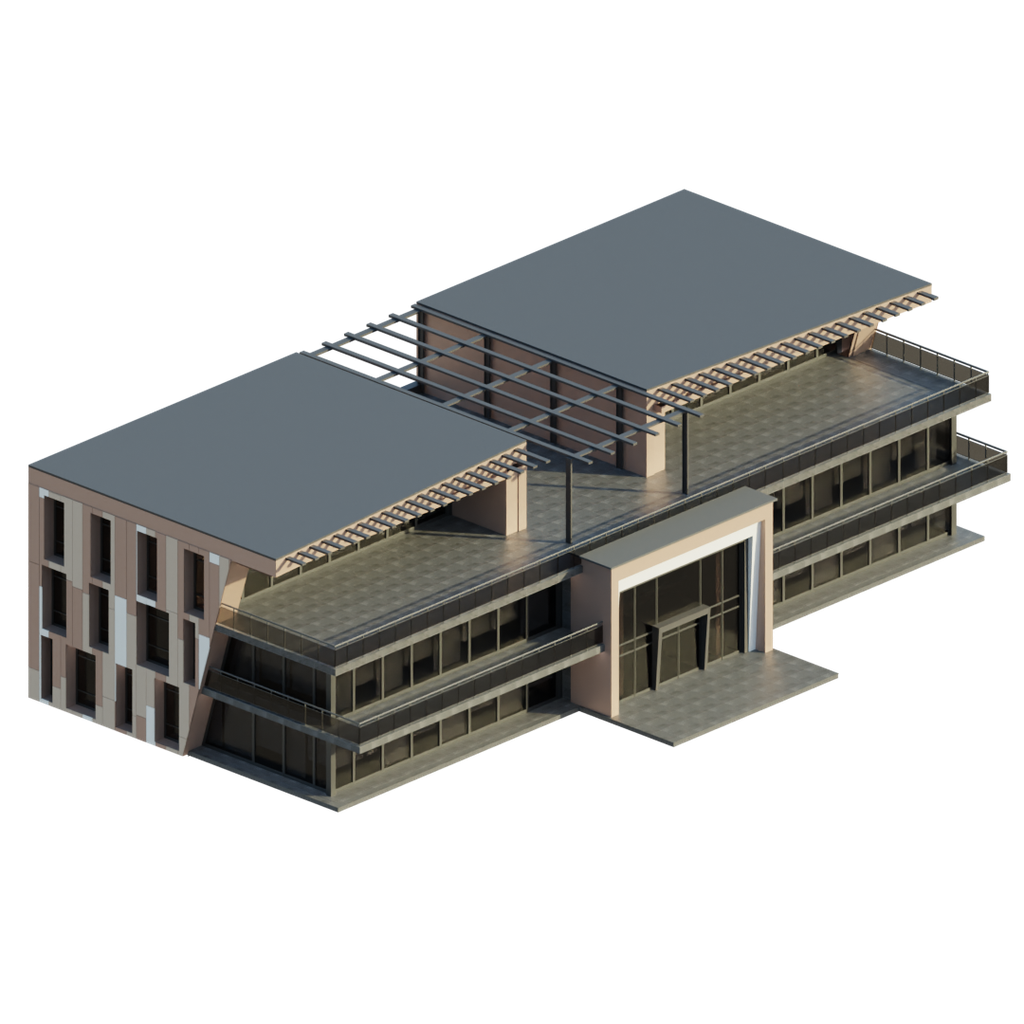 Modern Restaurant | 3D Commercial models | BlenderKit