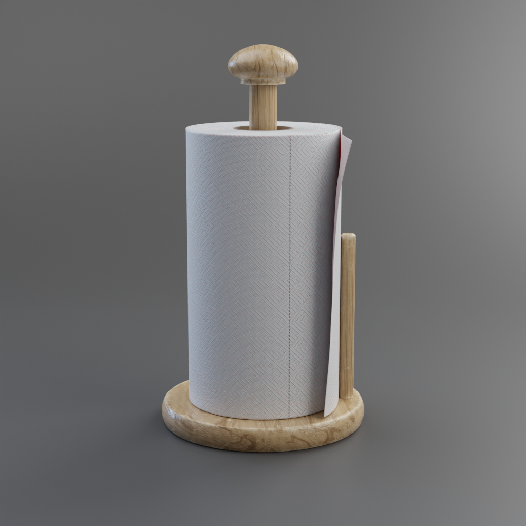 Paper tower roll | Kitchenware models | BlenderKit