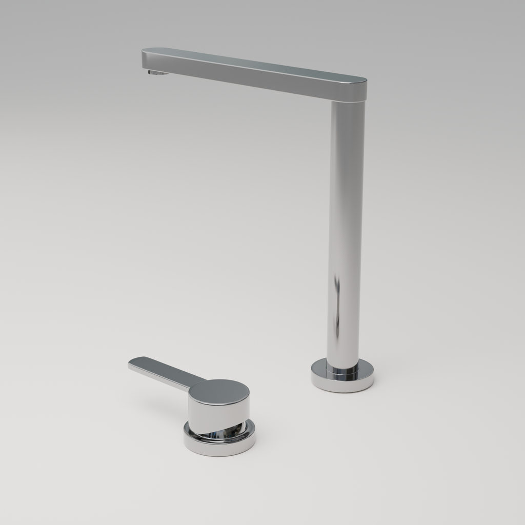 Kitchen tap silver | FREE Kitchen Faucets models | BlenderKit
