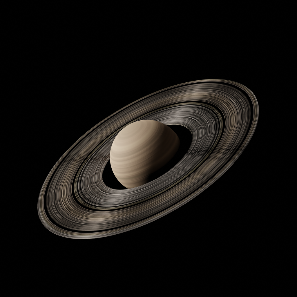 Saturn | FREE 3D Planet models | BlenderKit
