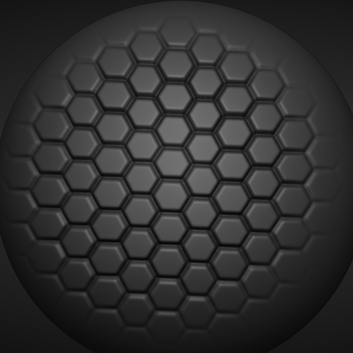 Honeycomb (stencil) | geometric brushes | BlenderKit