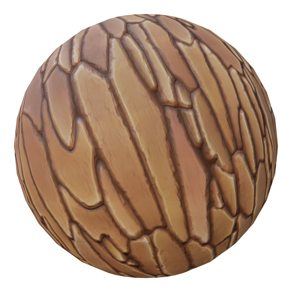 Stylized Tree Trunks bark | FREE tiles materials | BlenderKit